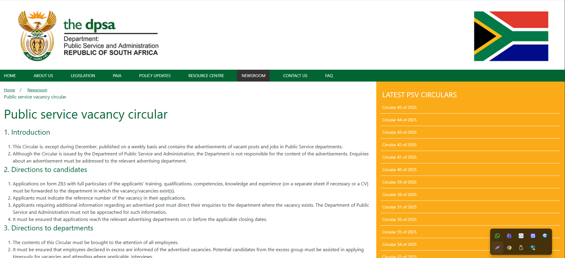 DPSA Vacancies 2 Circular of 2026 – Government Jobs Available Now - DPSA Vacancies